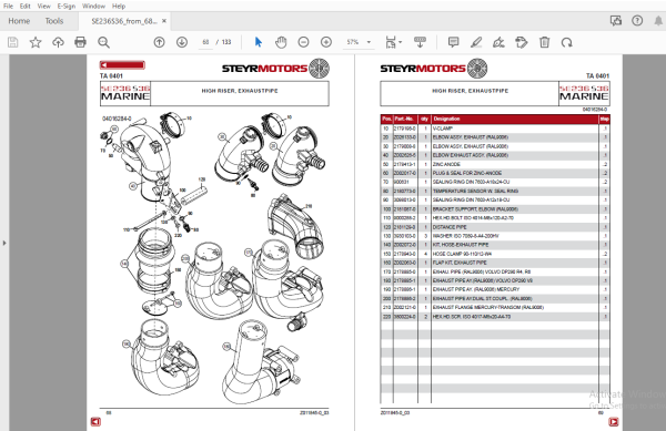 Steyr SE236S36 Marine Engines Parts Manual_682320001 – PDF ...