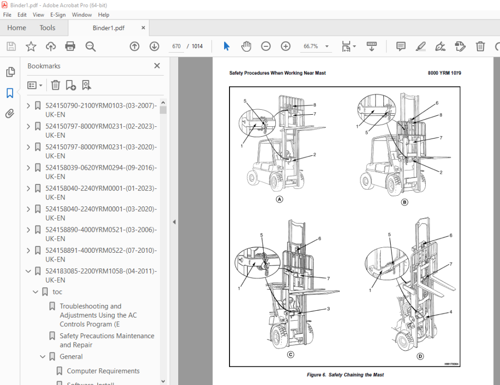 Yale Forklift F807 (ERP030_035_040TH) Service Manual – PDF DOWNLOAD ...