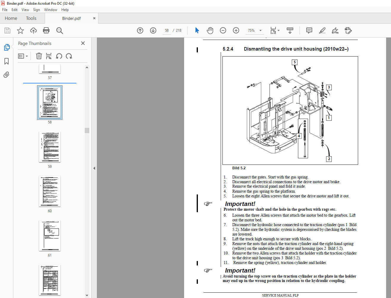 Atlet Forklift PLP SERVICE MANUAL 2013B - PDF DOWNLOAD - HeyDownloads ...