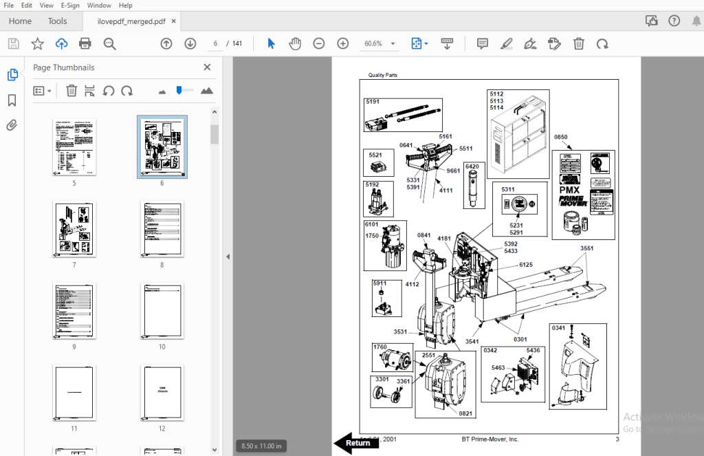 BT Prime-Mover PMX45 Master Parts Manual - PDF - HeyDownloads - Manual ...