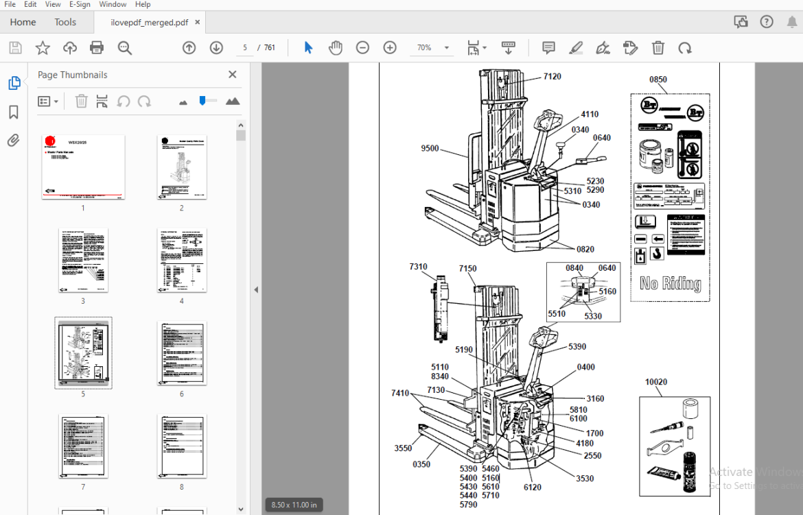 BT Prime-Mover WSX20/25 Master Parts Manual - PDF DOWNLOAD ...