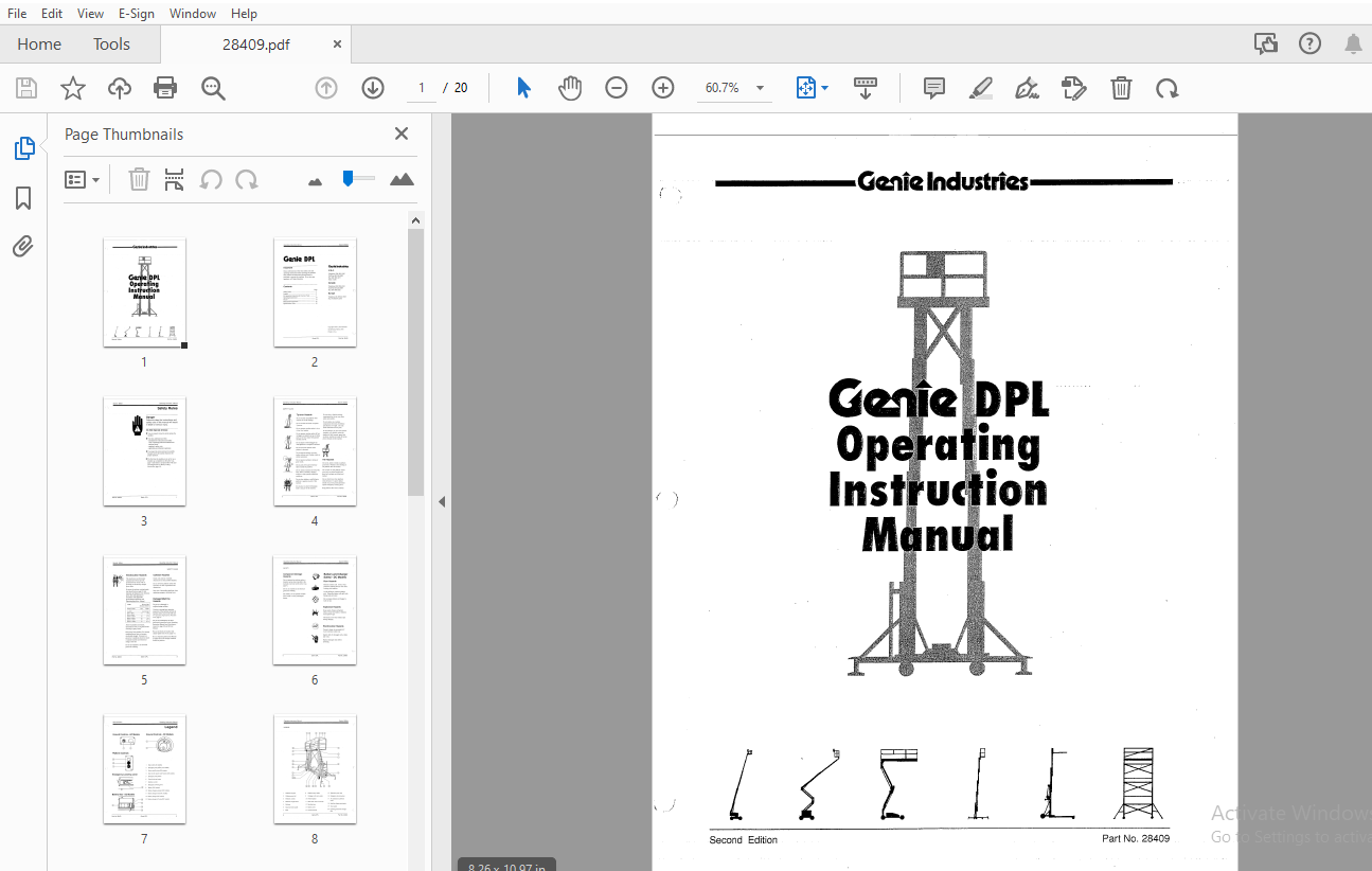 Genie DPL Operating Instruction Manual 28409 - PDF - HeyDownloads ...