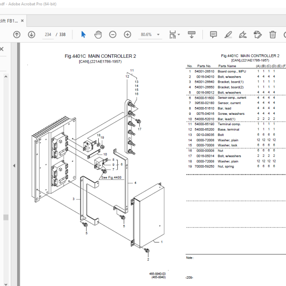 Nichiyu Forklift 70 Series FBC20P FBC25P FBC30P Parts Manual PDF ... Nichiyu Forklift 70 Series FBC20P FBC25P FBC30P Parts Manual PDF ...