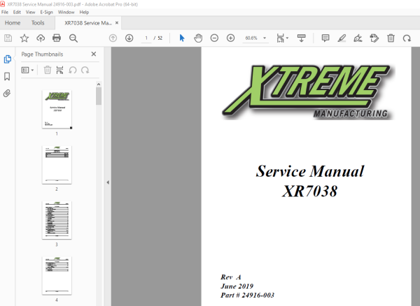 Xtreme Service Manual PDF Telehandler 8.93GB – Complete Set – DOWNLOAD ...
