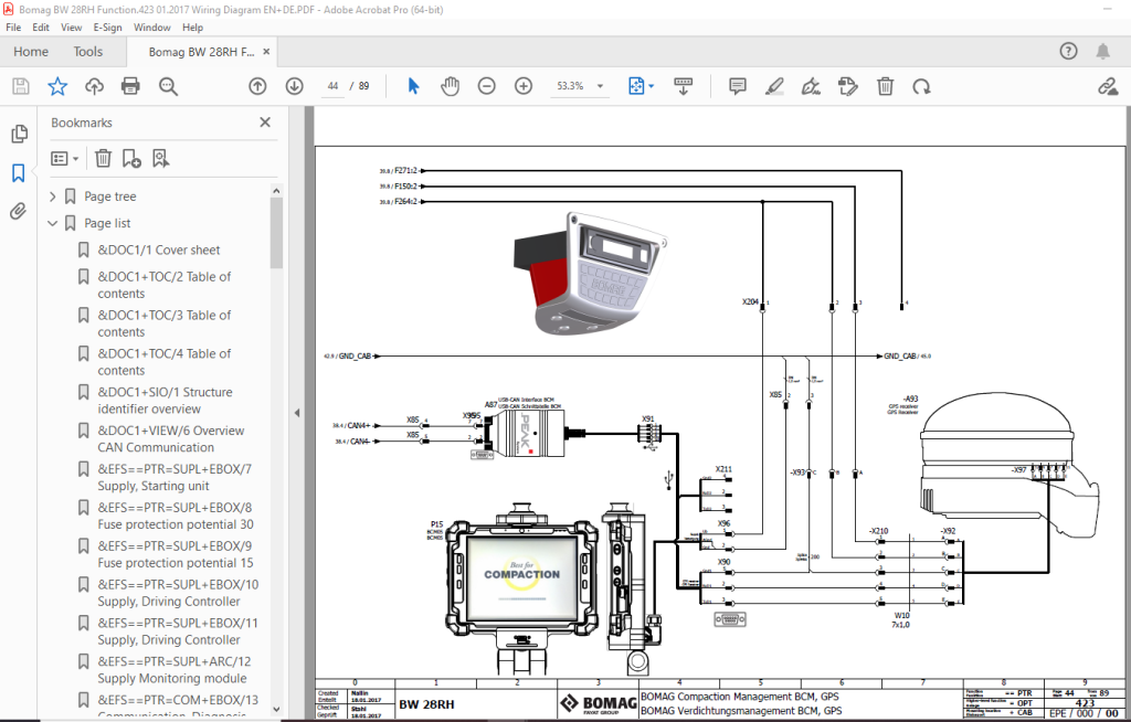 Bomag BW 28RH Function.423 Wiring Diagram Manual EN_DE - PDF DOWNLOAD ...