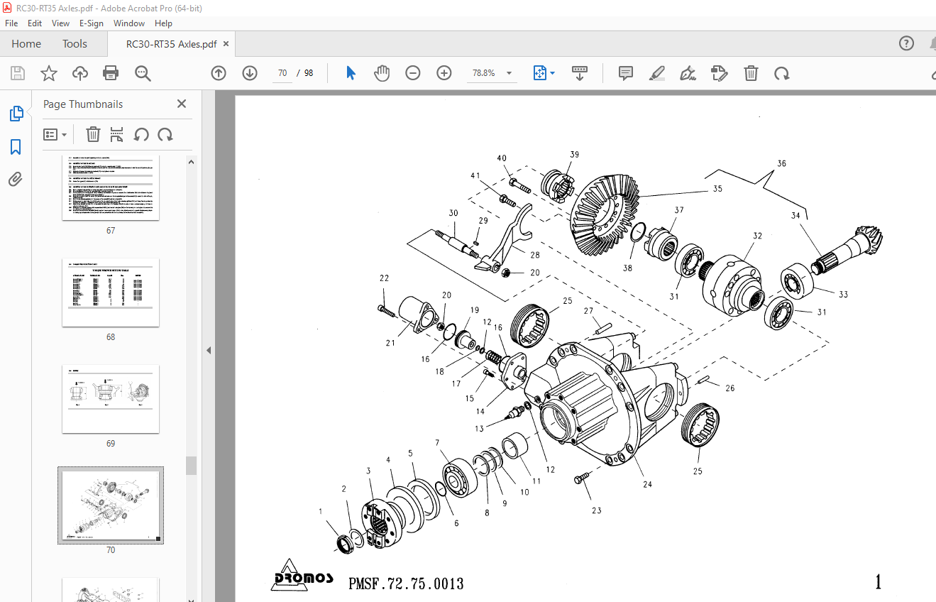 DROMOS RC30-RT35 Axles Use & Maintenance Manual - PDF DOWNLOAD