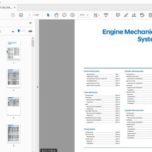 Hyundai D4CC E2.9 ENGINE MECHANICAL SYSTEM Manual - PDF DOWNLOAD ...