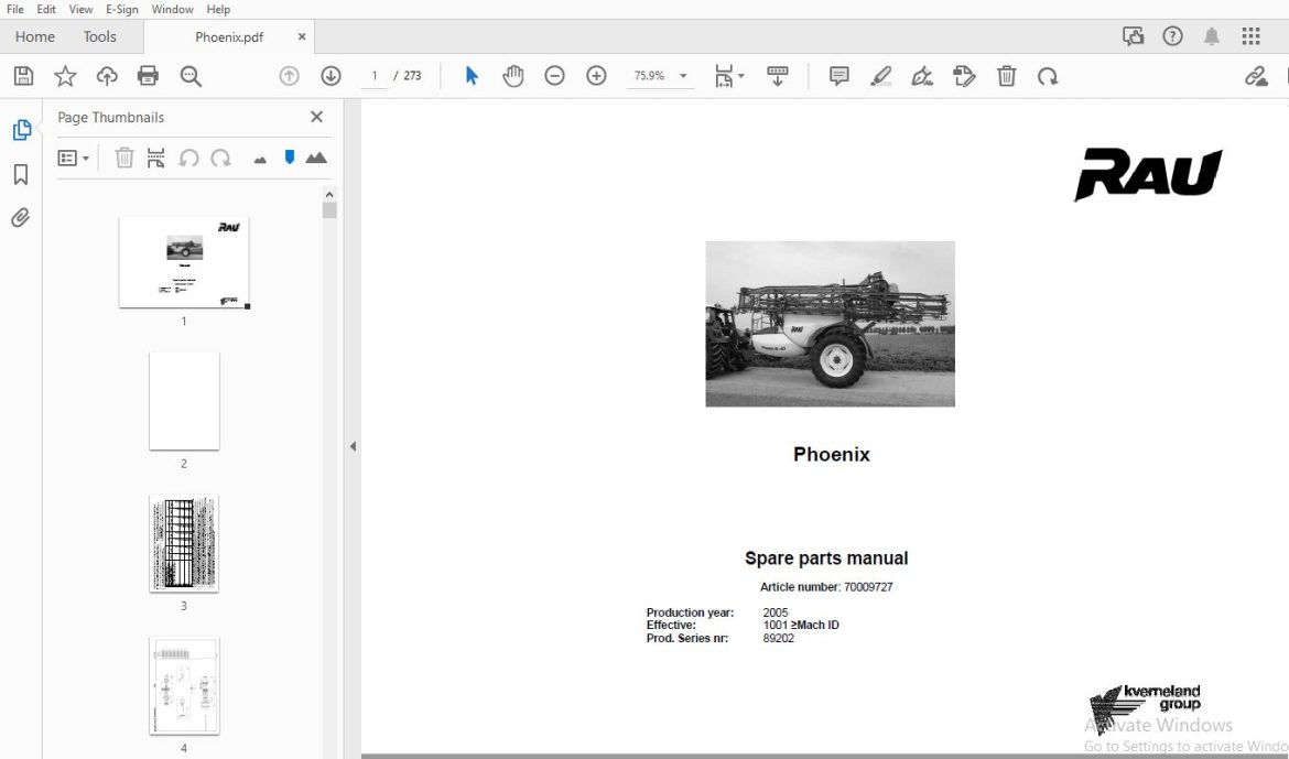 Rau Phoenix Parts Manual 2005 – PDF DOWNLOAD – HeyDownloads – Manual ...