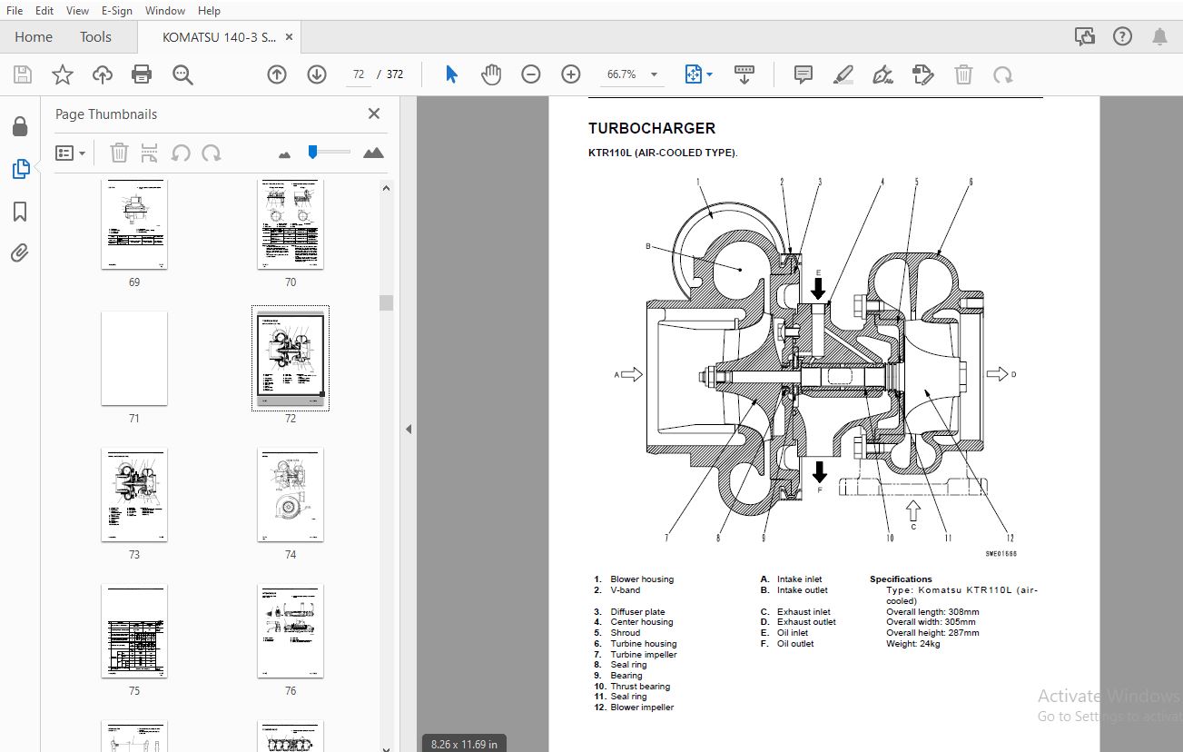 KOMATSU 140-3 Series Diesel Engine Shop Manual SEBM022214 – PDF ...