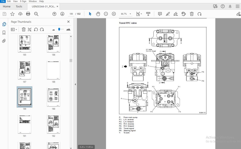 KOMATSU GALEO PC450-7E0 PC450LC-7E0 HYDRAULIC EXCAVATOR SHOP MANUAL ...
