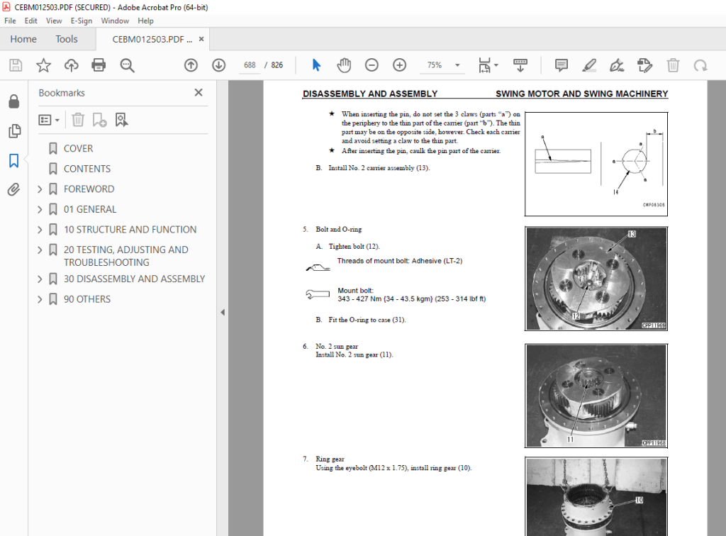 Komatsu PC400LC-7L Hydraulic Excavator Shop Manual PDF