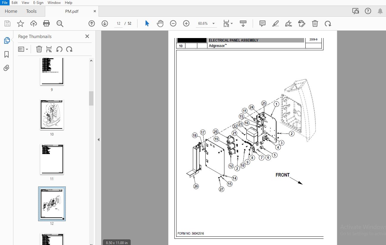 Advance Adgressor, Adgressor EcoFlex Parts Manual - PDF DOWNLOAD