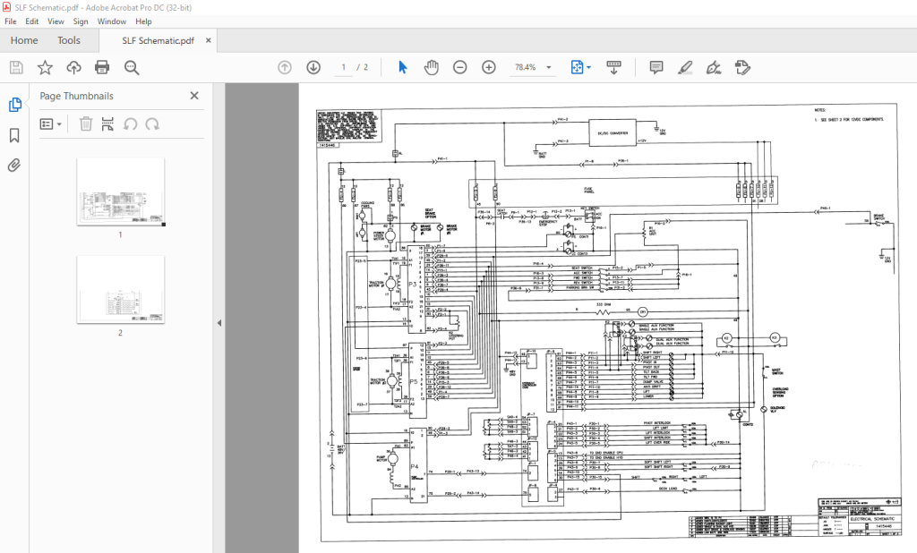 Landoll Drexel SLF 30-60 Electric Schematic Manual - PDF DOWNLOAD ...
