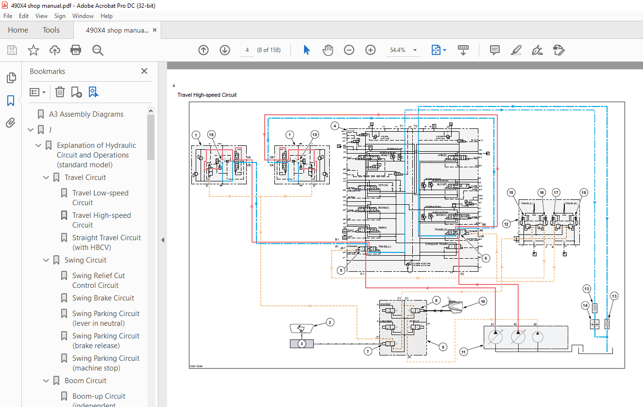 Linkbelt Sumitomo 490X4 A3 Assembly Diagrams SERVICE MANUAL - PDF DOWNLOAD