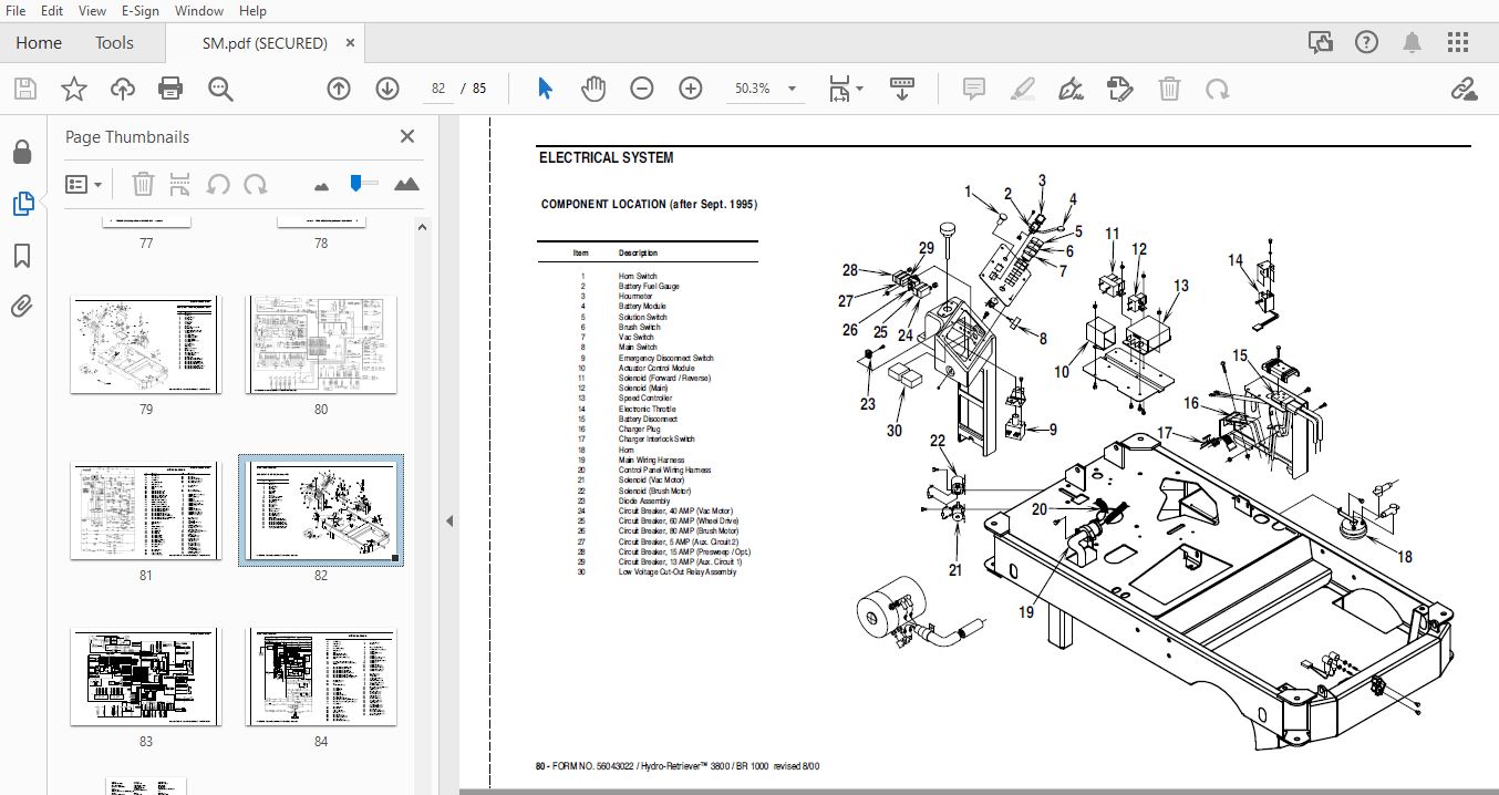 Nilfisk Advance Hydro-Retriever 3800 BR 1000 Service Manual - PDF ...