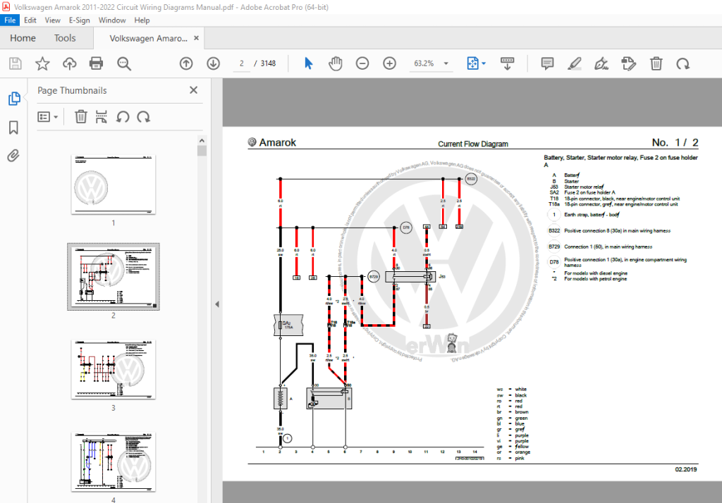 Vw Amarok Wiring Diagram