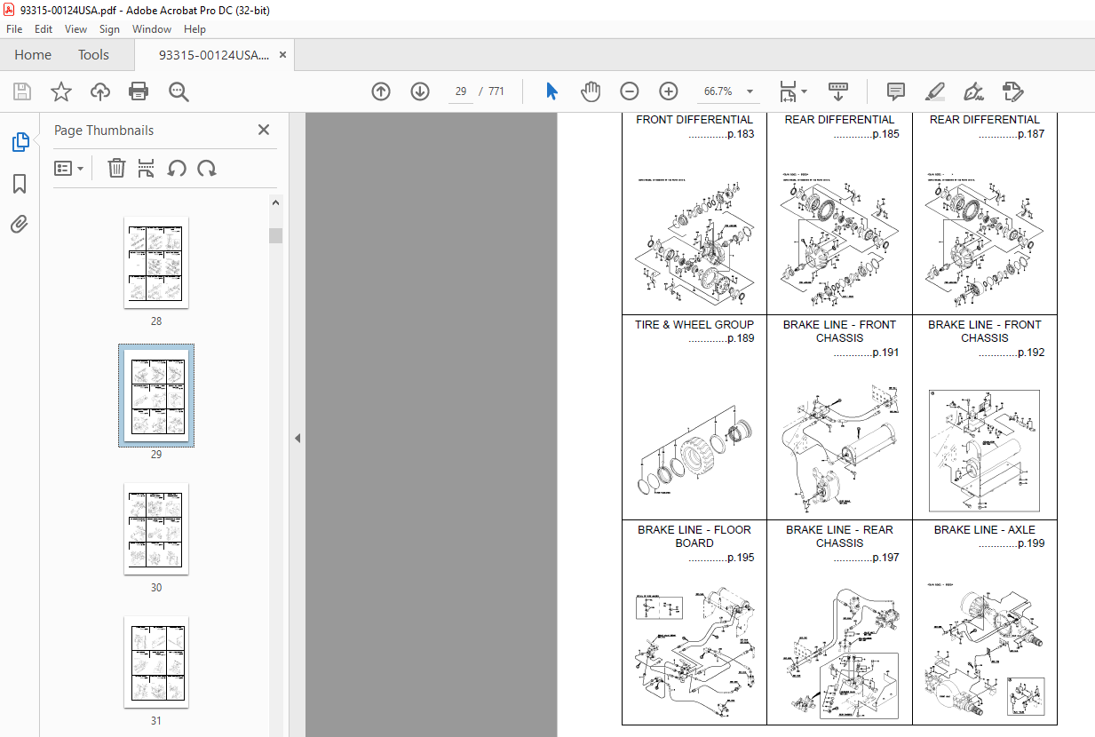 Kawasaki WHEEL LOADER 95Zv PARTS CATALOG MANUAL 93315-00124 - PDF ...
