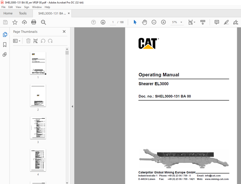 Cat Shearer EL3000 Operating Manual – PDF DOWNLOAD – HeyDownloads ...