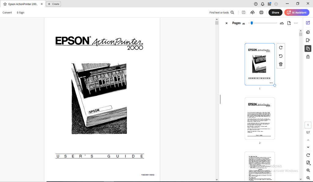 Epson Action Printer 2000 Users Manual – PDF DOWNLOAD – HeyDownloads ...