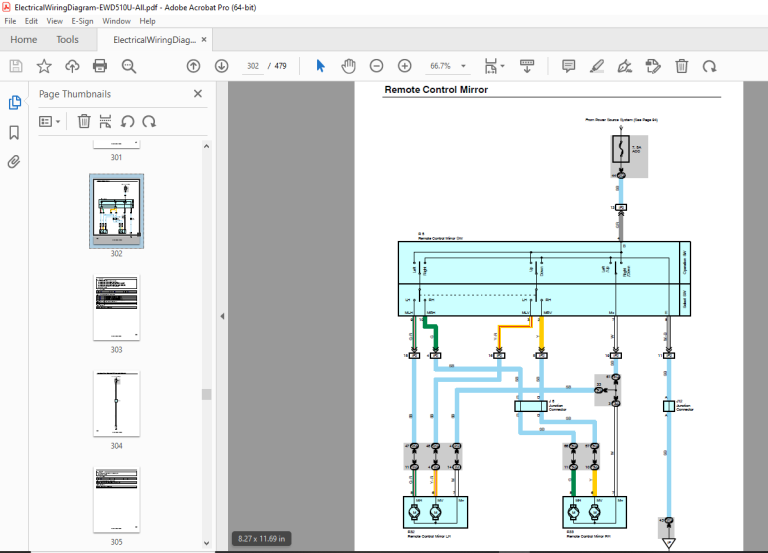 Toyota 2003 Land Cruiser UZJ100 Series Electrical Wiring Diagram Manual ...